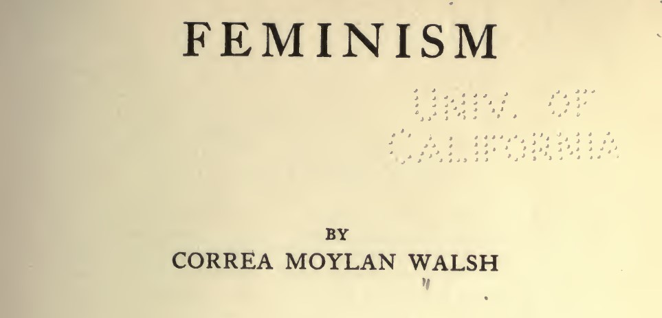 The Influence of Gynaecocentric Theory On Feminist Thought – by Correa ...